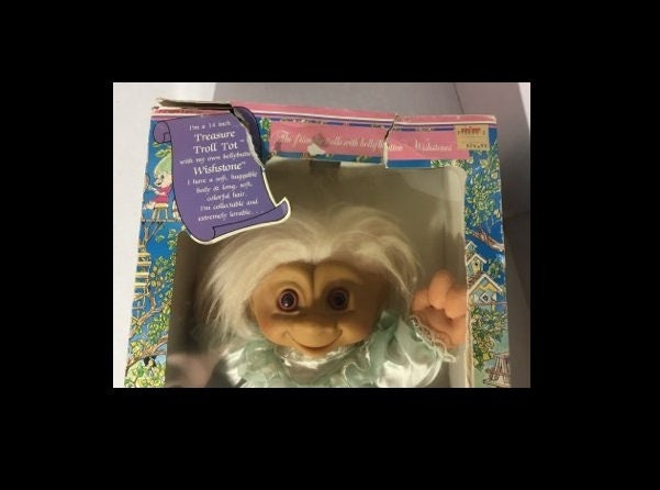 Treasure Troll Tot Doll Wishstone Bellybutton Collectable Hodge Podge ...