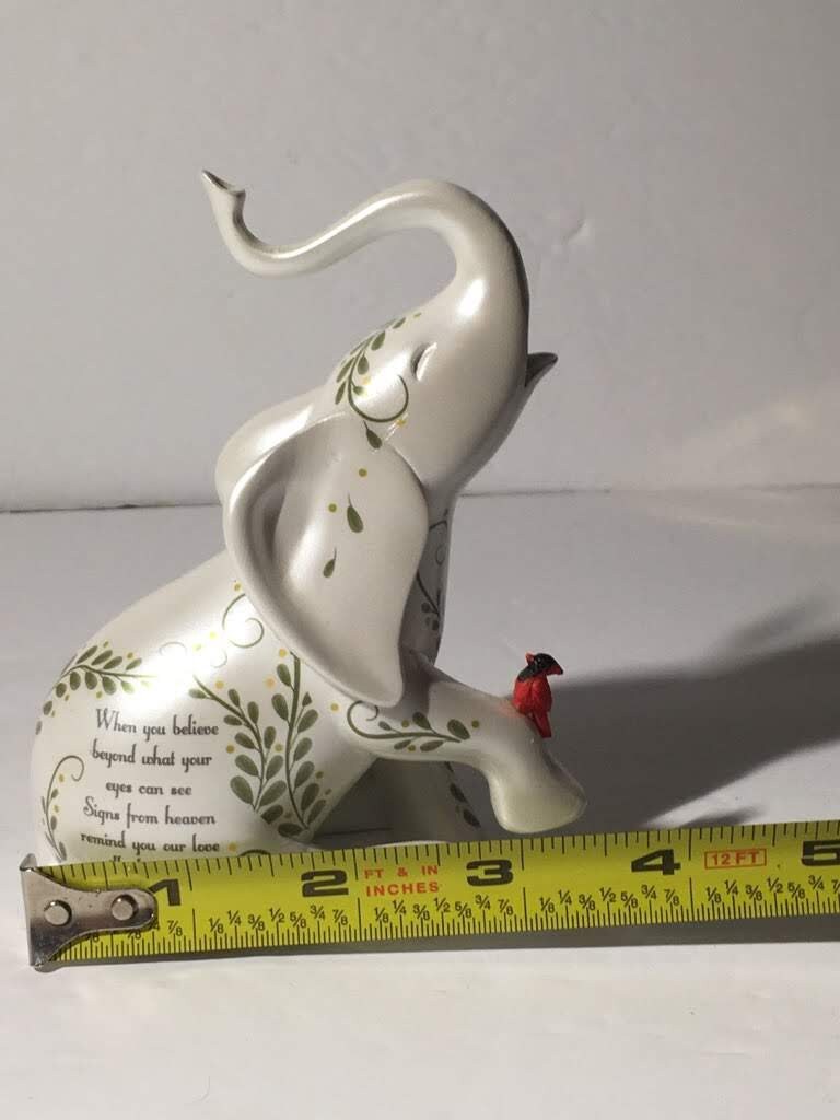 Hamilton Collection Elephant Bird Blake Jensen Remembrance Green When ...