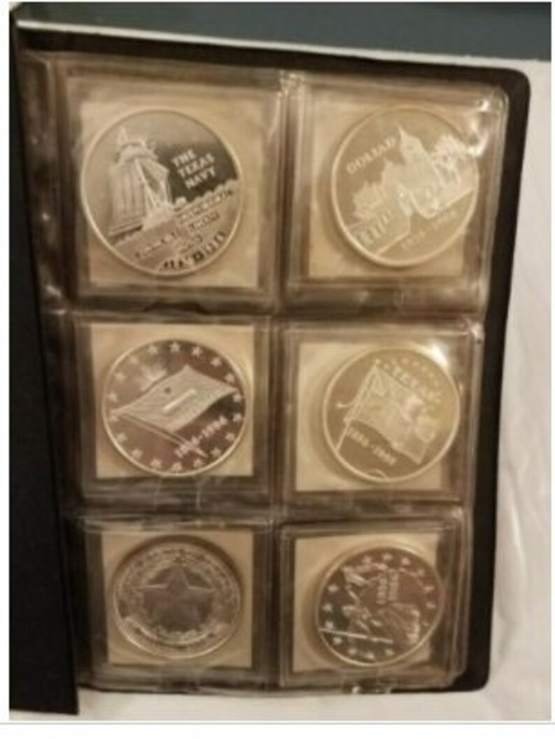 Ten Coin Set Texas 150th Anniversary 1836 1986 Commemorative - Etsy