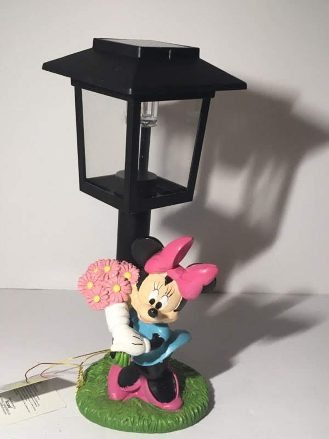 Minnie Mouse Solar Light Post Lamp Disney Rare HTF - Etsy