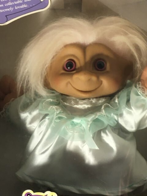 Treasure Troll Tot Doll Wishstone Bellybutton Collectable Hodge Podge ...
