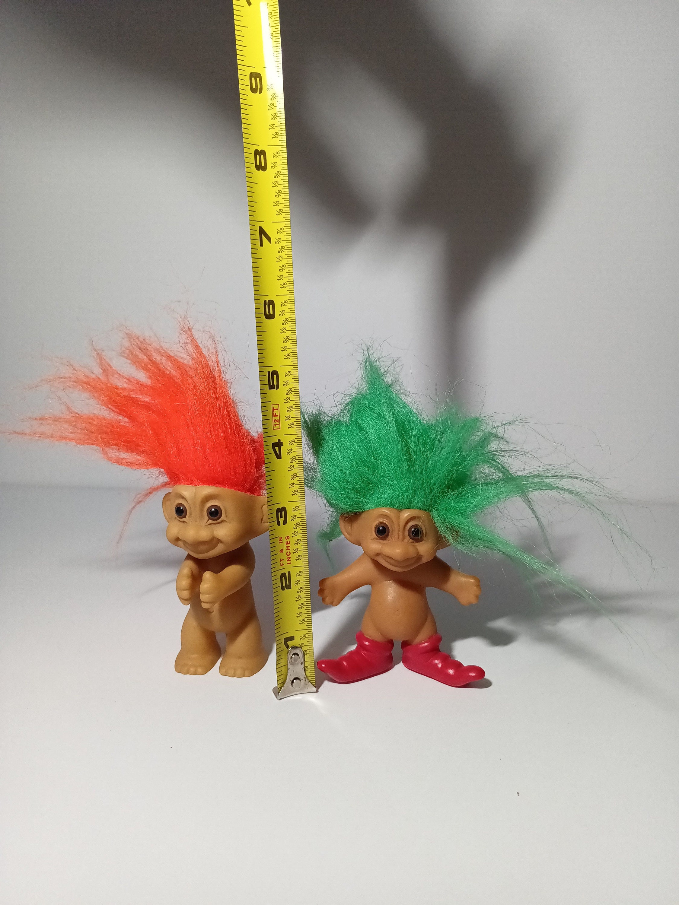 Troll Doll Set of 2 Russ Brand Magic Wish Good Luck Clip On - Etsy