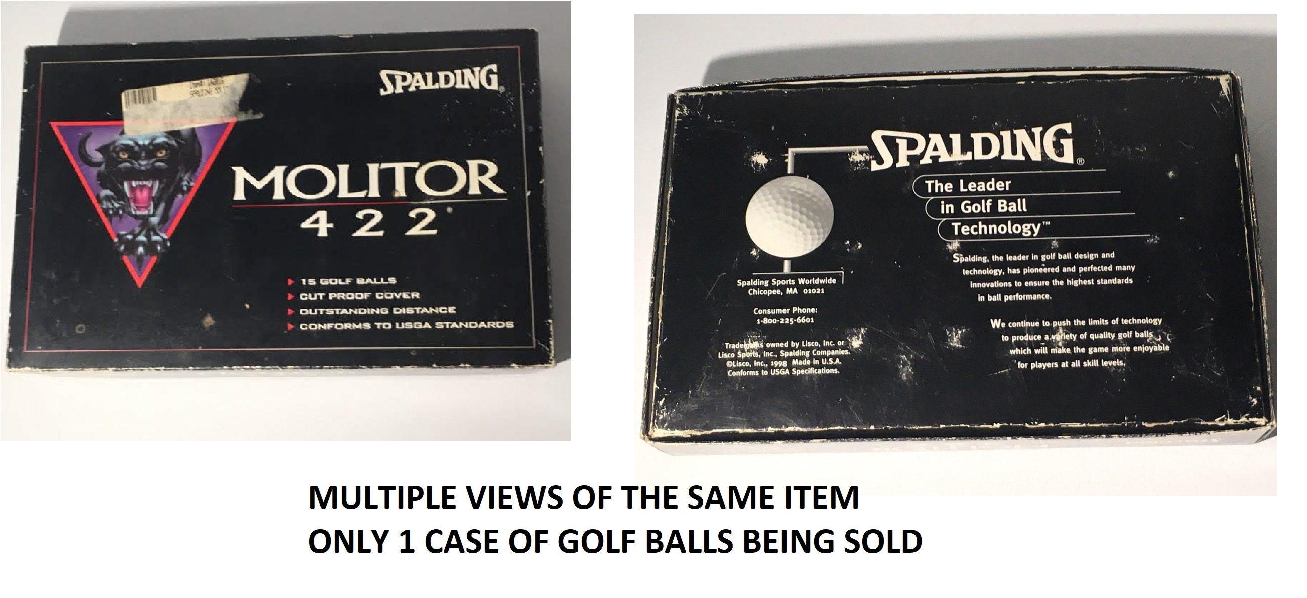 Spalding Molitor 422 Golf Balls 15 Balls Total Never Used Vintage - Etsy