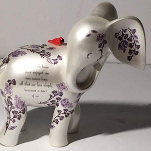 Elephant Figurine Hamilton Collection Sympathy Bereavement Grief Blake ...