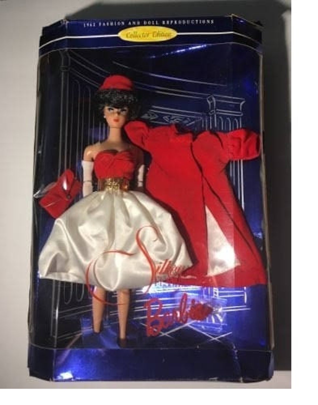 1997 Silken Flame Red Flare Barbie Mattel Hallmark Keepsake Doll - Etsy