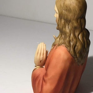 Sacred Heart Jesus Stigmata Porcelain Vintage Rare Hand Painted ...