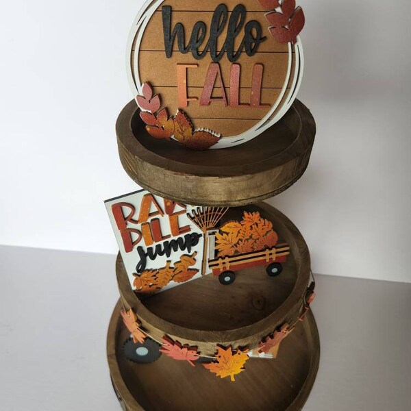 Autumn Tractor - Etsy