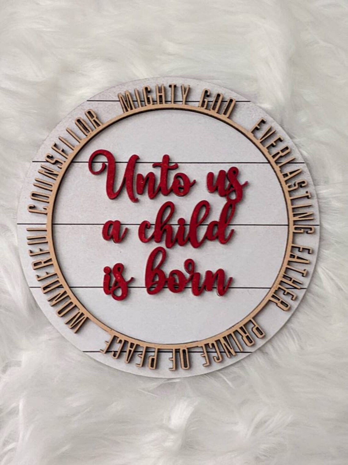 Nativity Scene Sign Farmhouse Decor Sign Nativity Tier Tray | Etsy