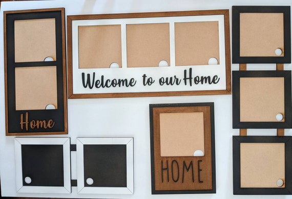 Interchangeable Welcome Sign Interchangeable Sign Frame Set - Etsy