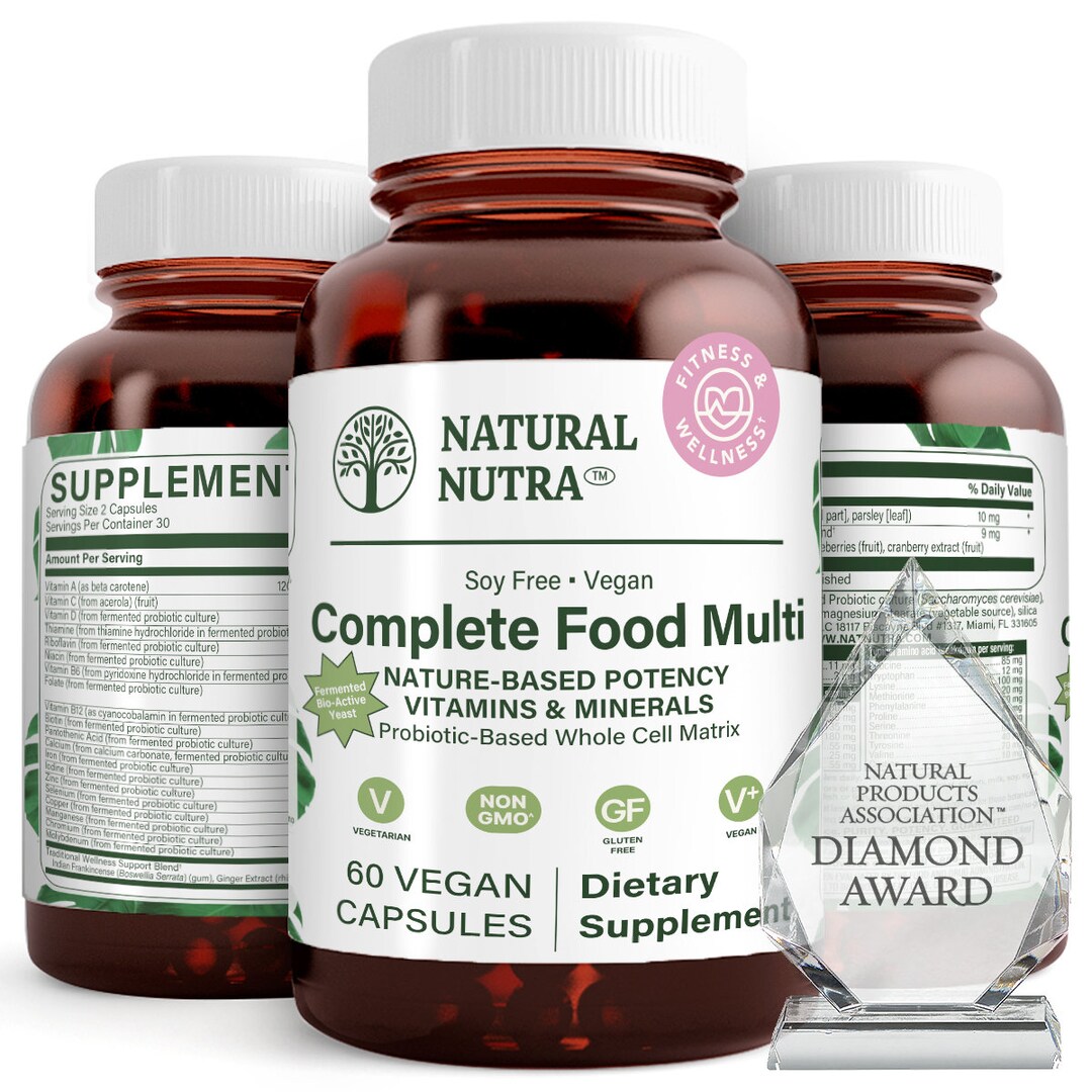 Natural Nutra Complete Multivitamin, Mineral, Probiotics for Women Men ...