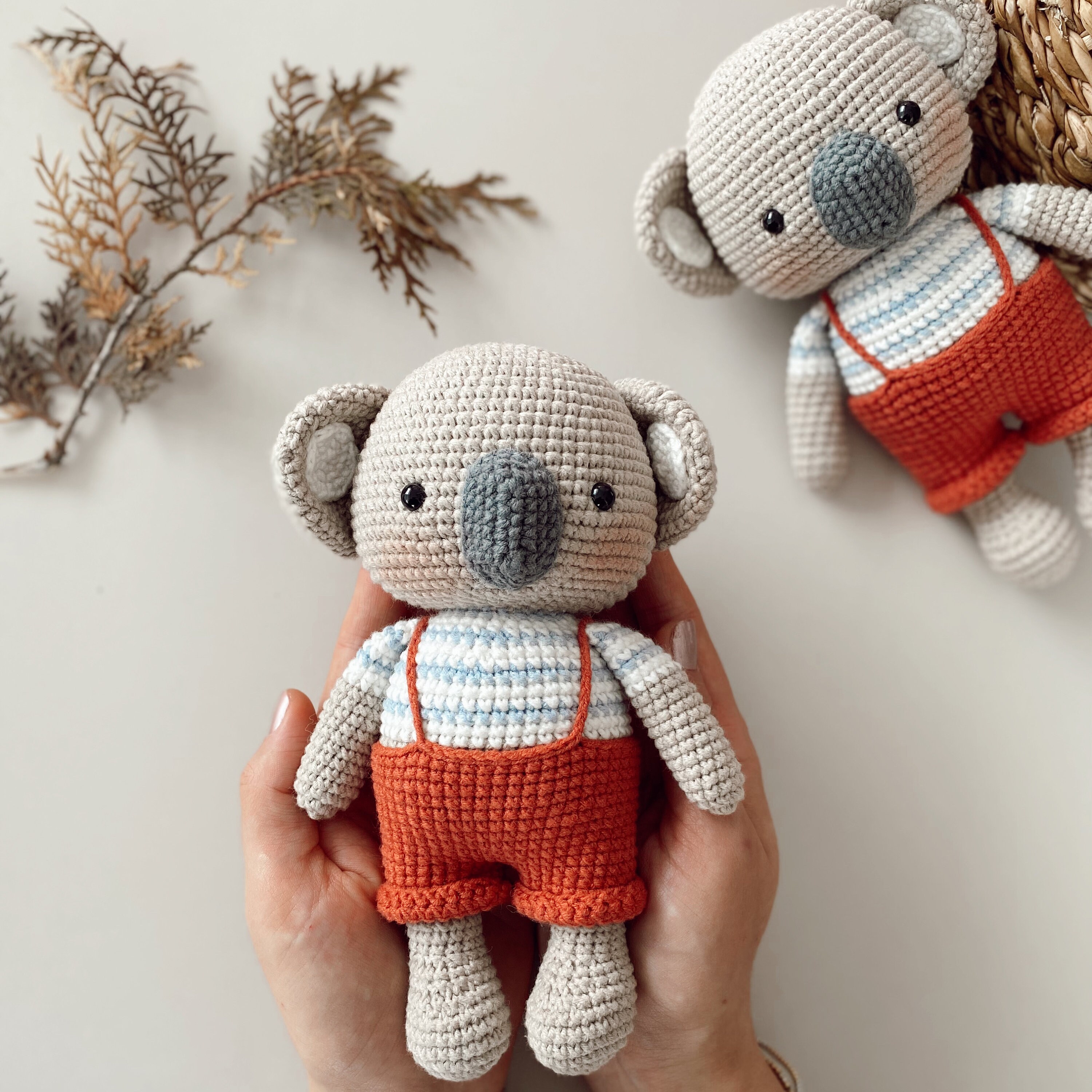 Koala Toy,amigurumi Koala,koala Boy Toy,newborn Baby Toy, Handmade Toy ...