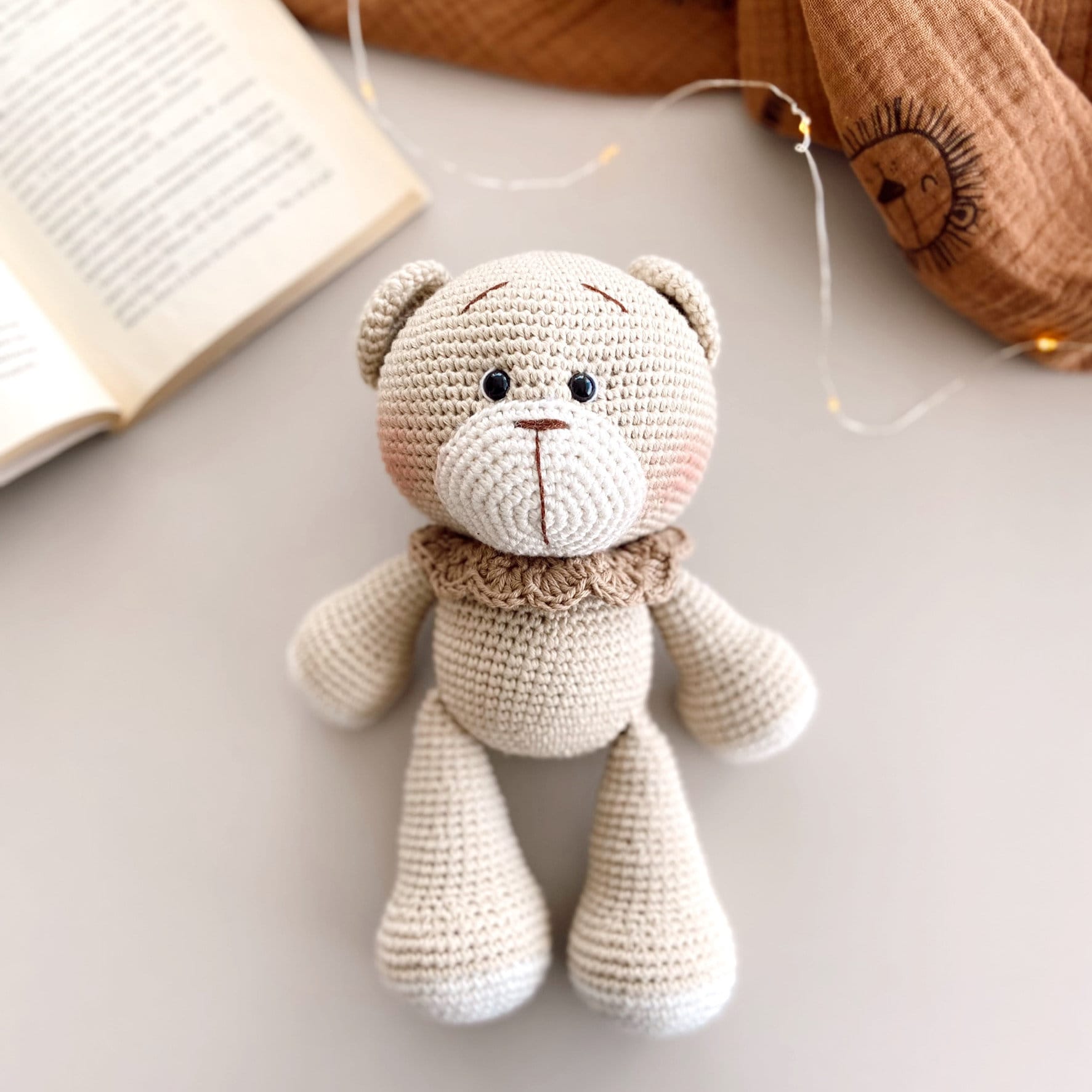 Teddy Bear Set Amigurumi Teddy Bear Teddy Bear Sleeping - Etsy