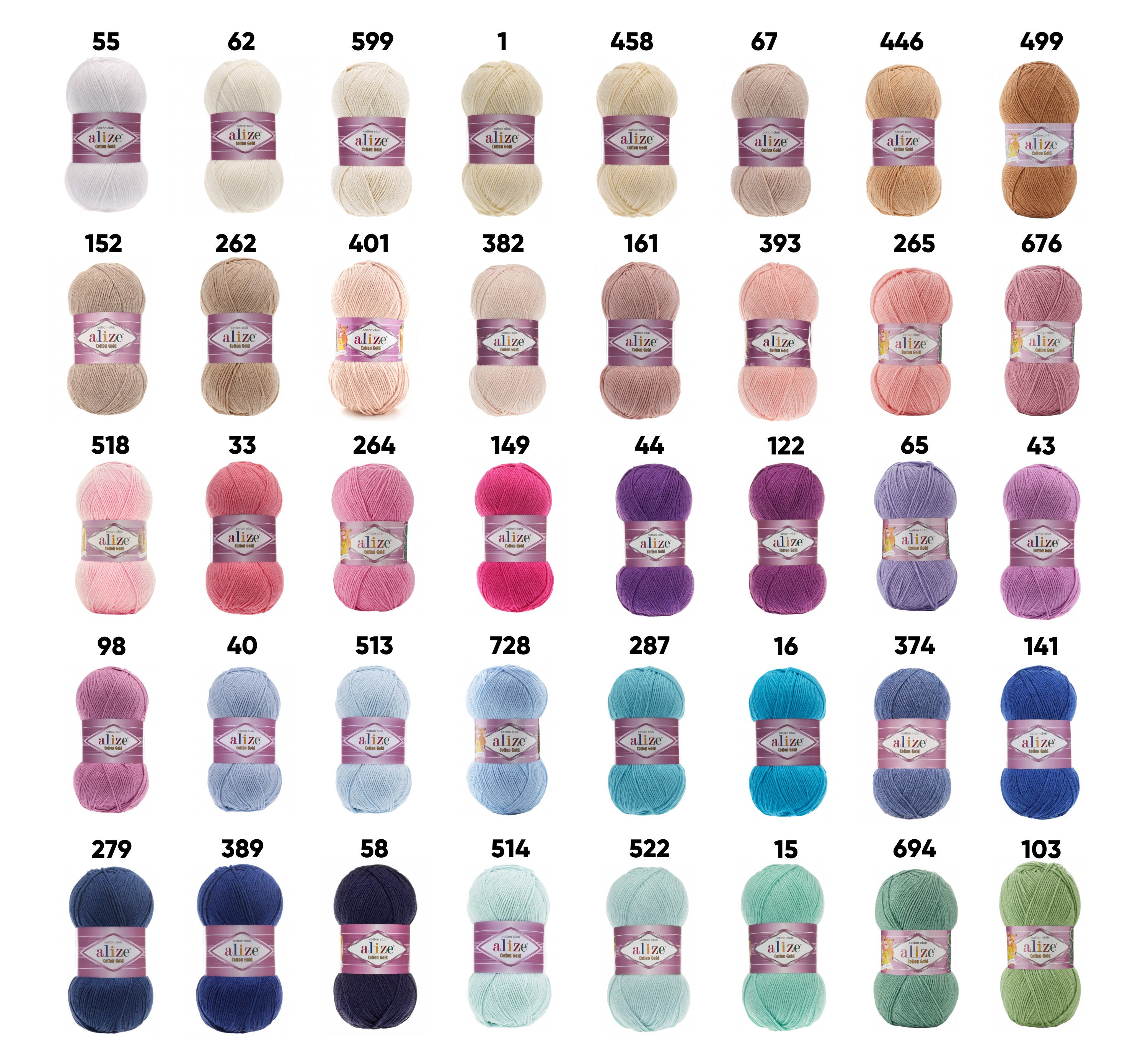 Alize Cotton Gold Yarn Amigurumi Cotton Yarn Cotton Acrylic - Etsy