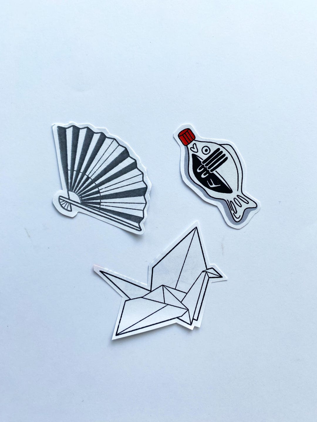 Paper Crane Sticker Pack - Etsy