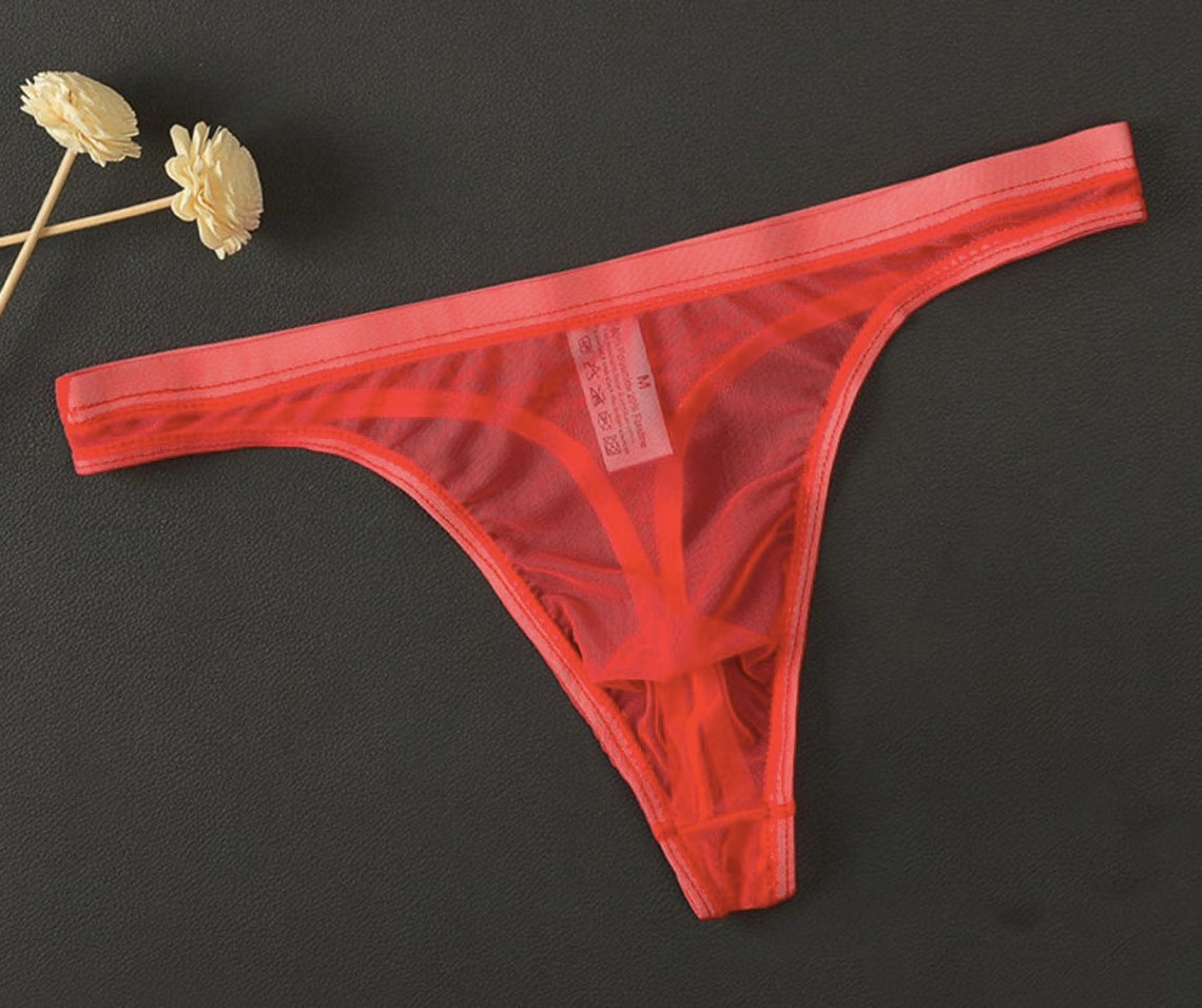 Men's Sexy Mesh Thongs Men's Lingerie Men's | Etsy Ireland