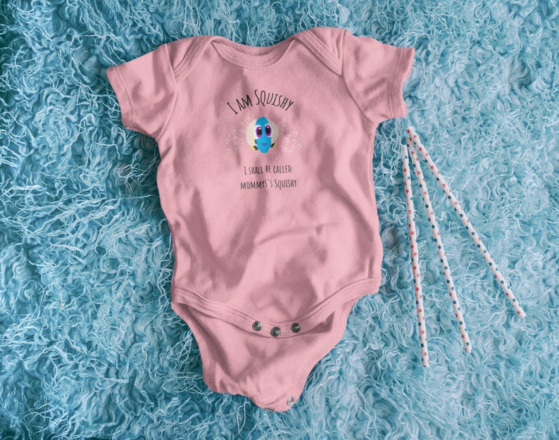 I Am Squishy Finding Nemo Dory Baby Onesie Short Sleeve Disney Children ...
