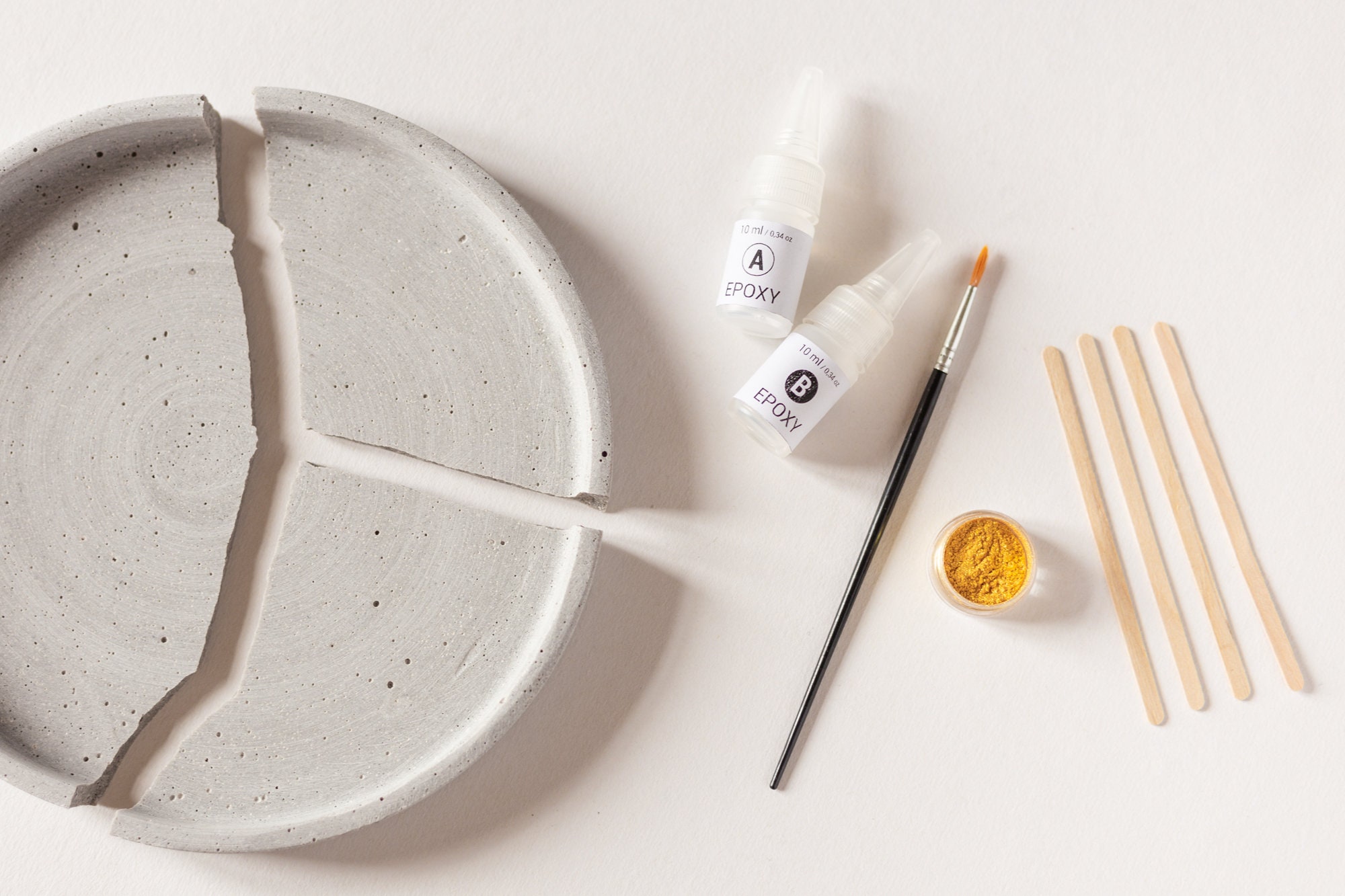 DIY Kintsugi Repair Kit Handmade Craft Gift at Home Couple | Etsy