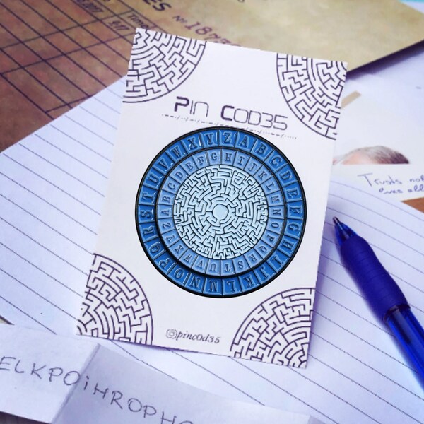 Secret Code Wheel Etsy