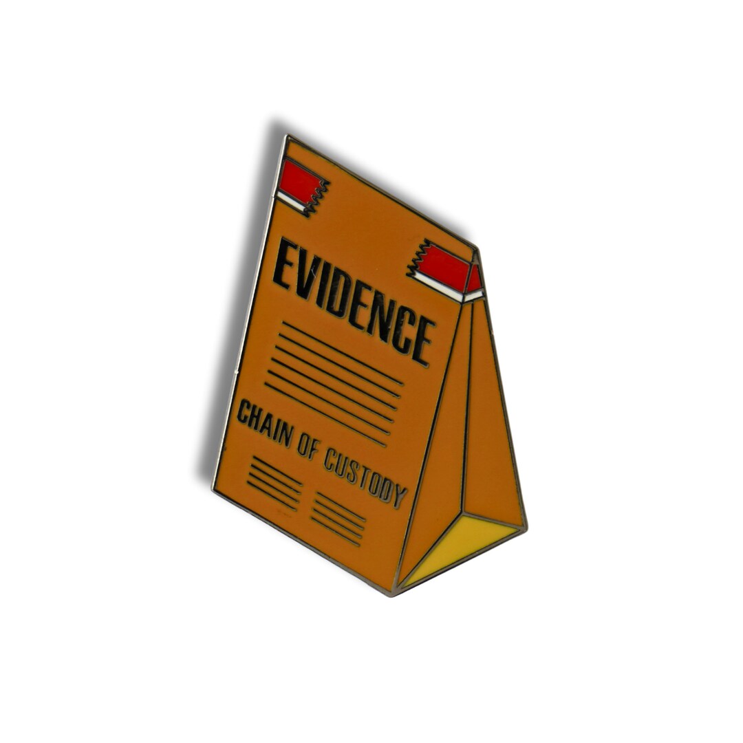 Evidence Bag Hard Enamel Pin, True Crime, Murder Mystery, CSI, Crime ...
