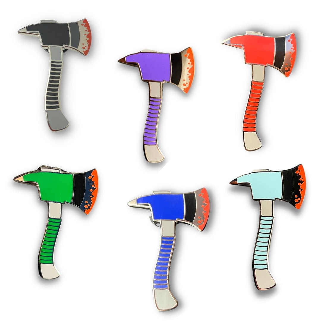 Axe Hard Enamel Pin, Crime Scene, True Crime, Blood - Etsy
