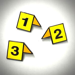 Evidence Marker Crime Scene Hard Enamel Pin Set of 3 - Etsy