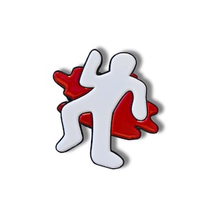 Body Outline Soft Enamel Pin, True Crime, Murder Mystery, CSI, Crime ...