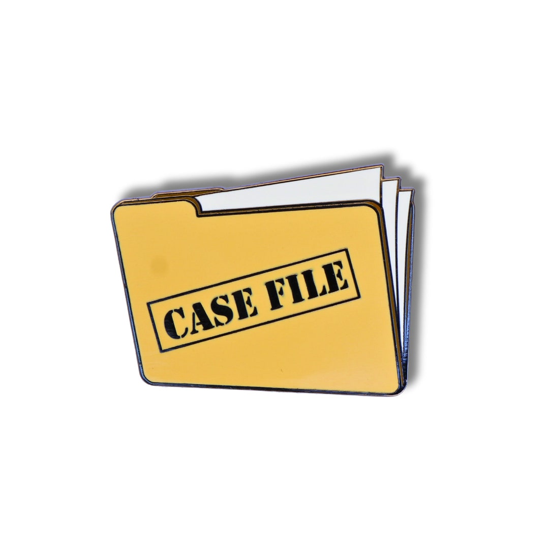 Case File Hard Enamel Pin, True Crime, Murder Mystery, CSI, Crime Scene ...