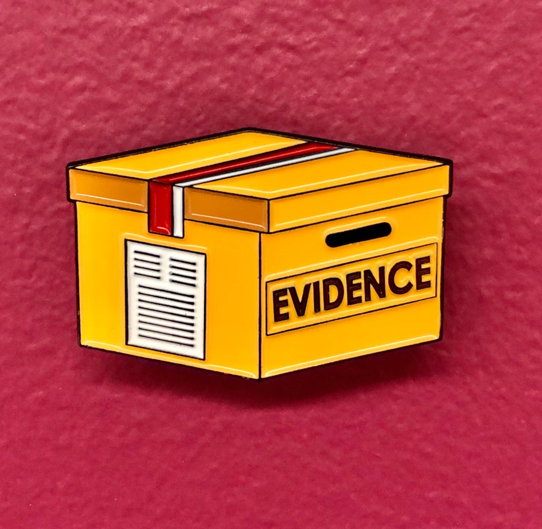 Evidence Box Soft Enamel Pin, True Crime, Murder Mystery, CSI, Crime ...