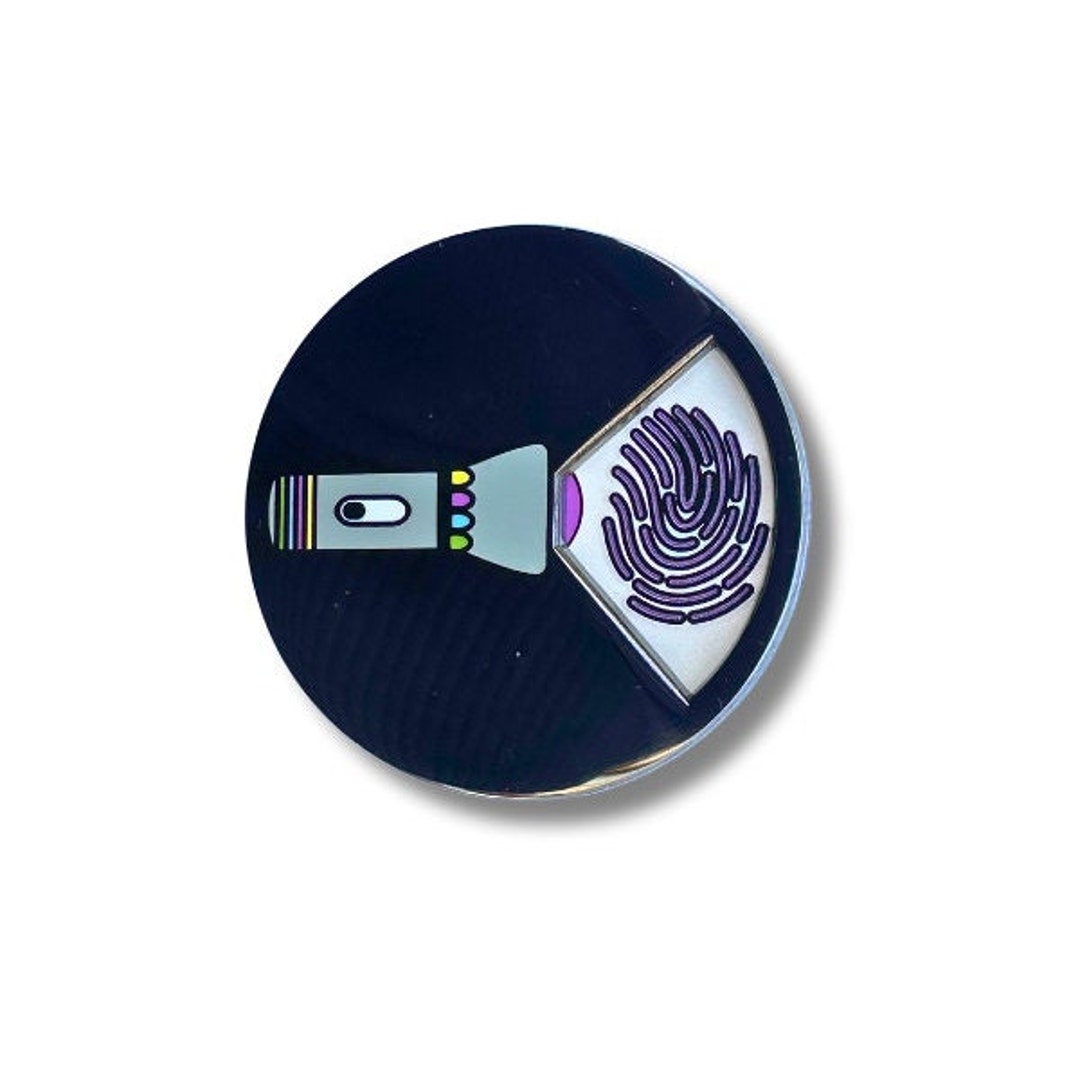 Spinning Forensic Tourch, Light Source, Fingerprint Detection Hard ...