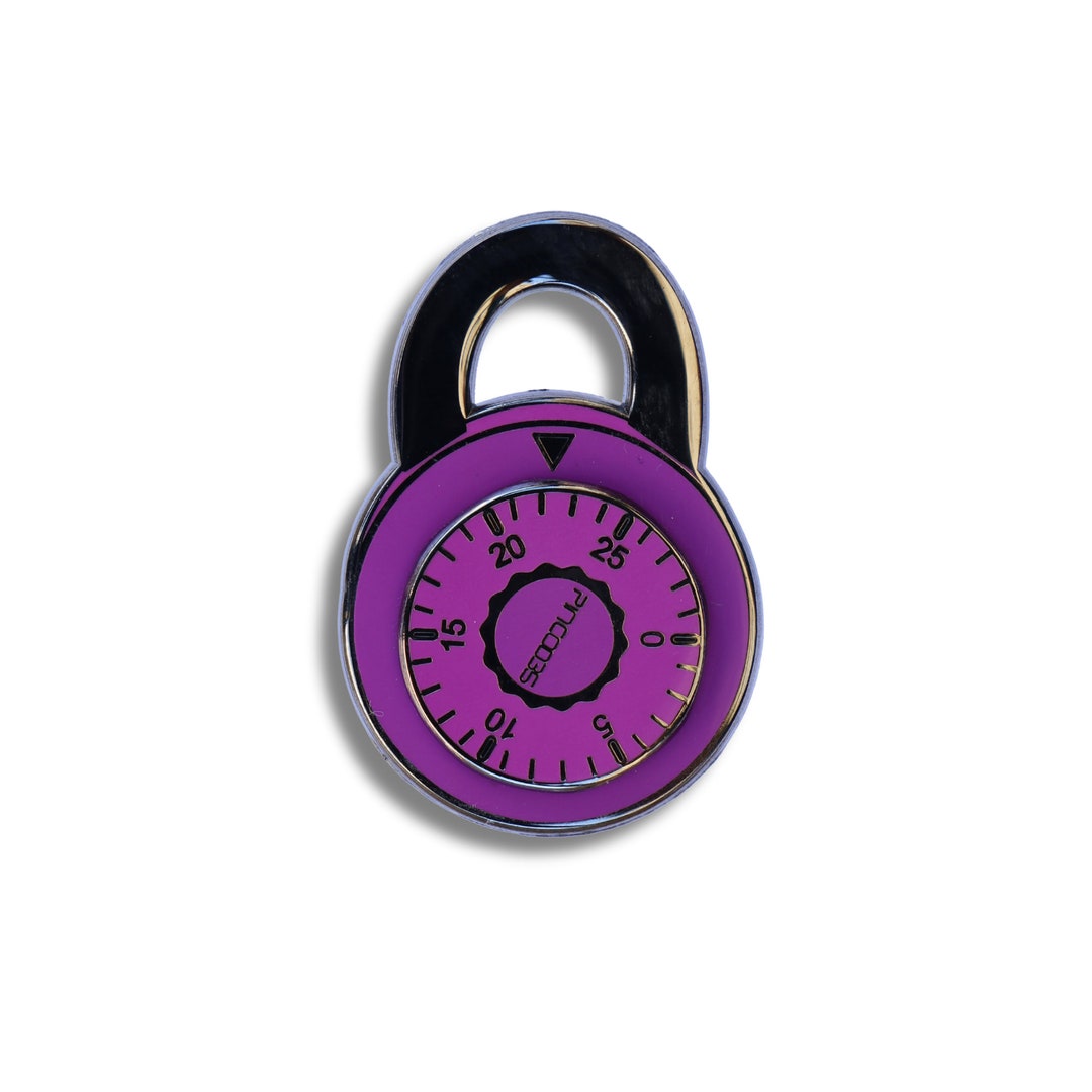 Spinning Dial Padlock Enamel Pin: Escape Room Puzzle Lover Gift - Etsy