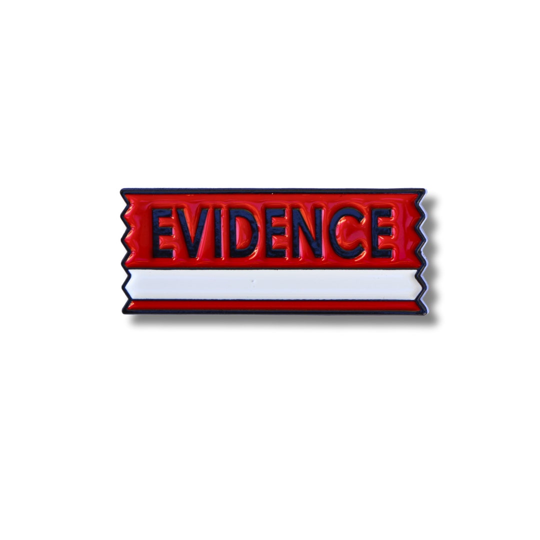 Evidence Tape Soft Enamel Pin, True Crime, Murder Mystery, CSI, Crime ...