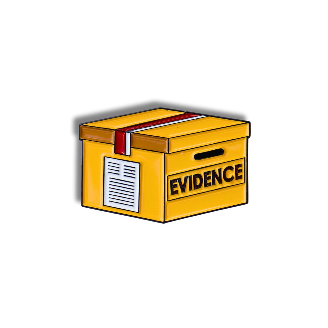 Evidence Box Soft Enamel Pin, True Crime, Murder Mystery, CSI, Crime ...