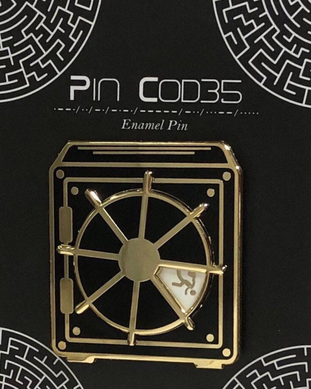 Spinning Safe Enamel Pin, Cops and Robbers - Etsy