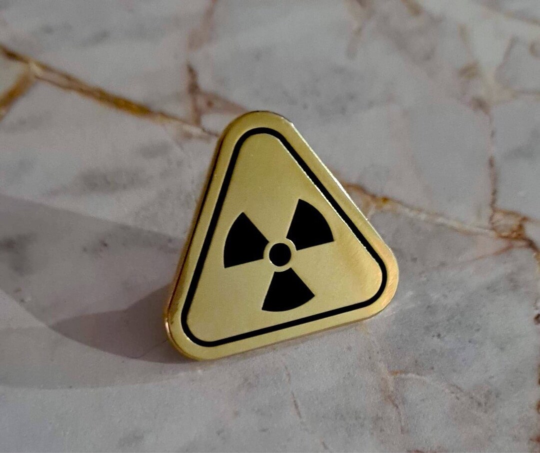 Radiation Hazard Symbol Hard Enamel Pin Science Chemistry - Etsy