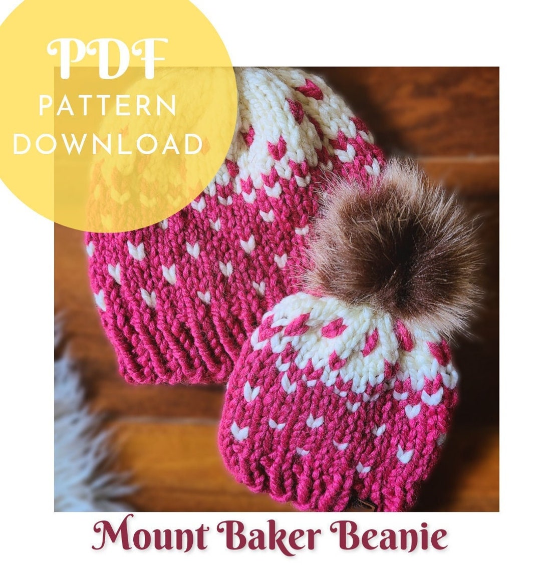 Knitting Pattern - Super Bulky Toque | Christmas Gift | Mount Baker ...