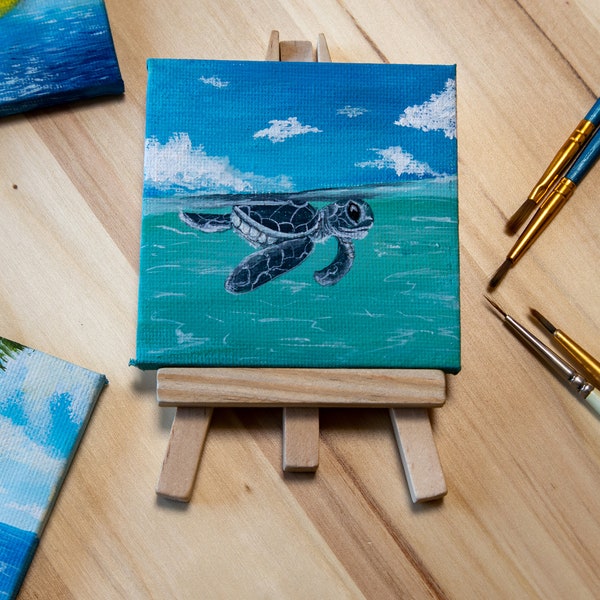 Mini Canvas Painting - Etsy