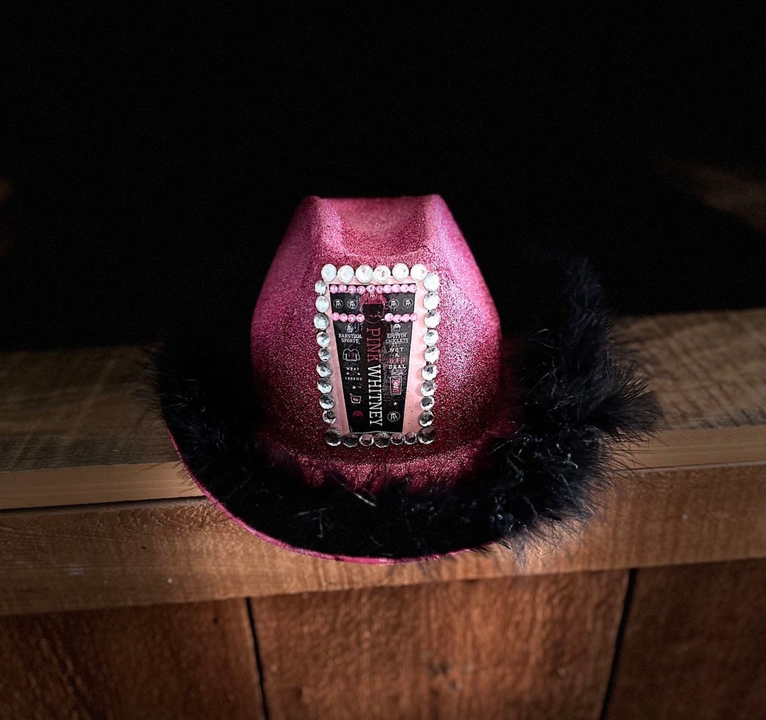 Pink Whitney Hat,cowgirl Hat,womens Cowgirl Hat,patron Hat,bachelorette ...
