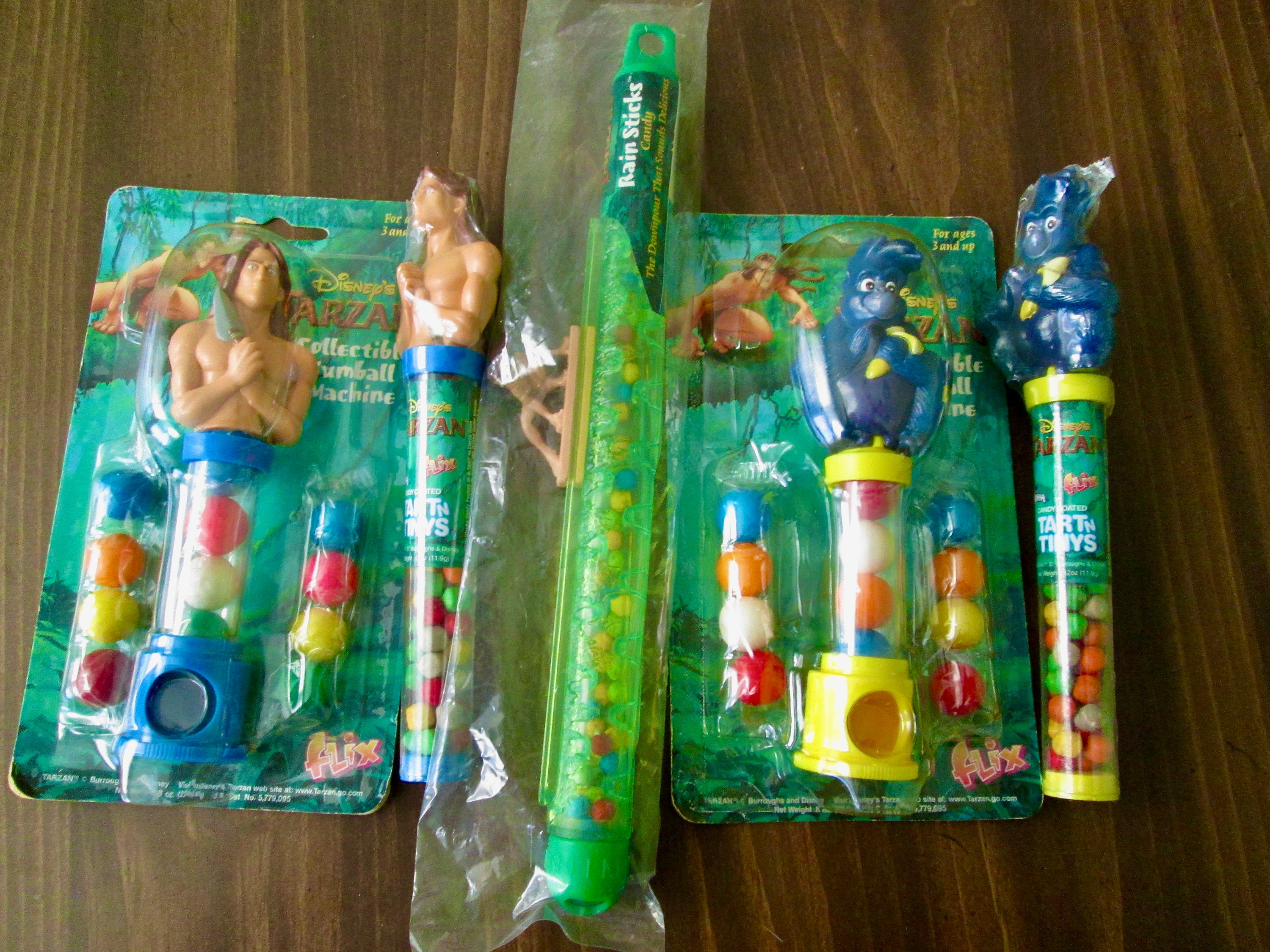 Disney Tarzan Gumball Machines Tarzan Wonka Tartntinys Tarzan Rain ...