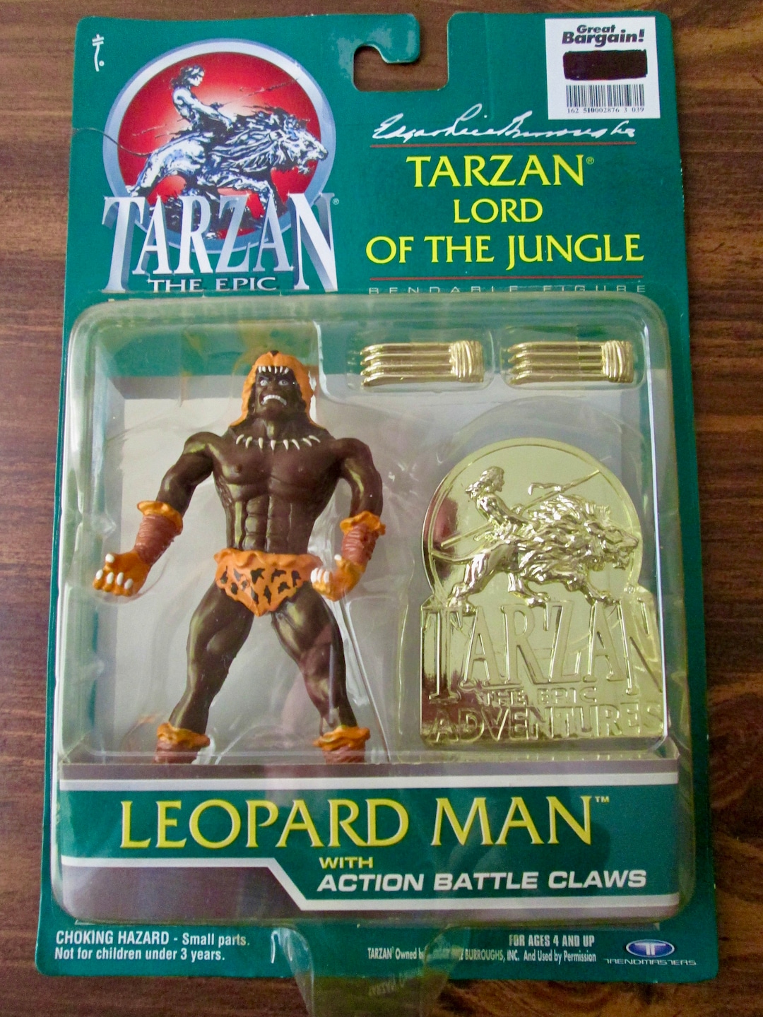 Tarzan's leopard Man Bendable Action Figure - Etsy