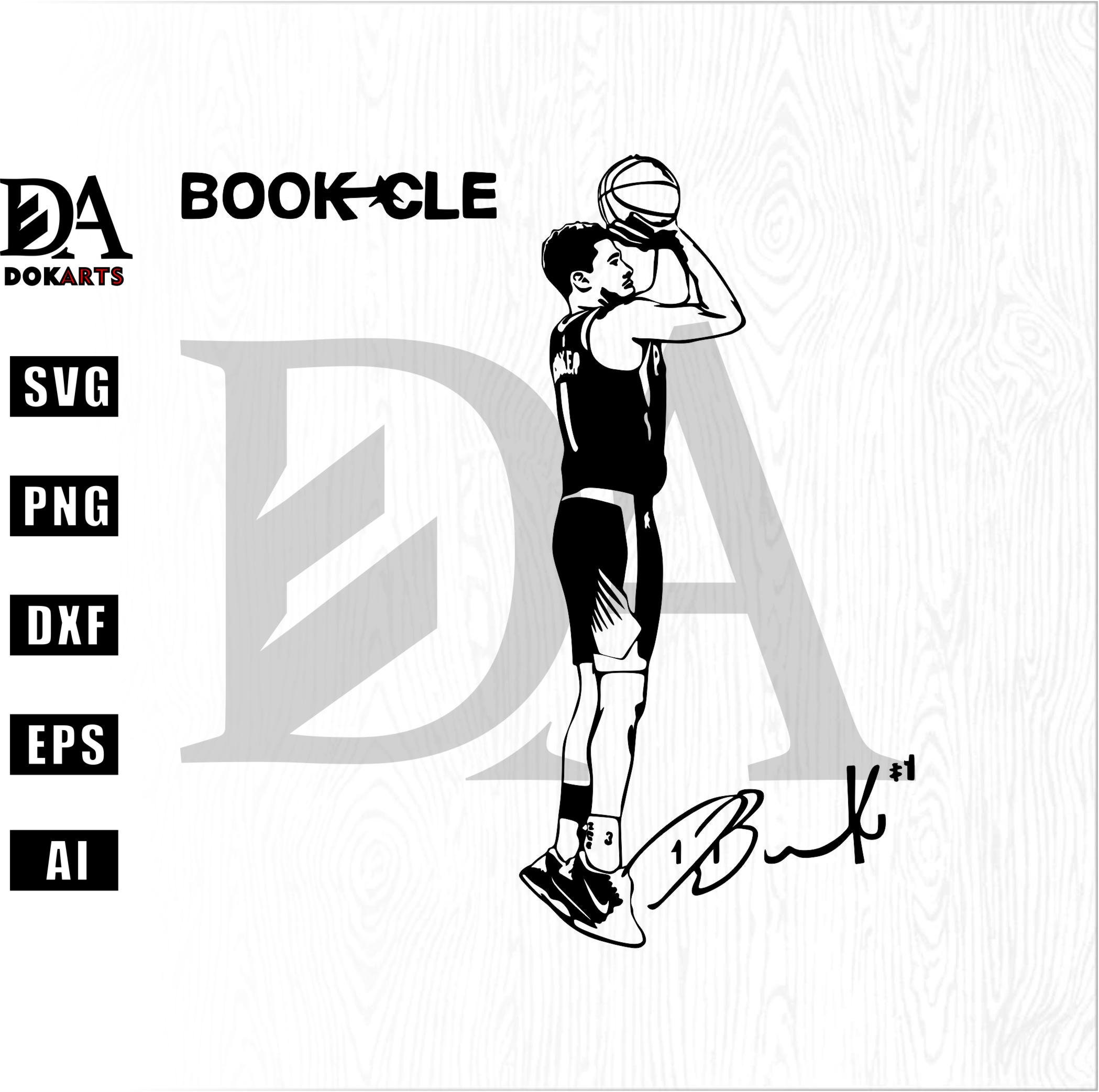 Devin Booker Clip Art Svg Basketball Art Svg Basketball Png | Etsy