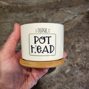 Total Pot Head Planter, Pot, Succulent Pot - Etsy