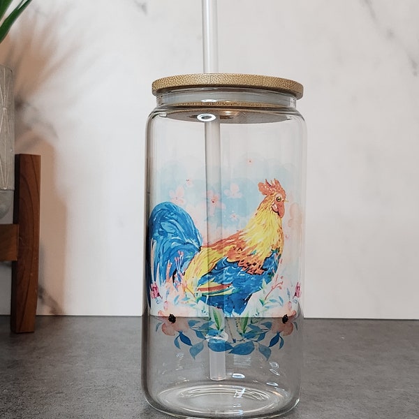 Glass Chicken - Etsy