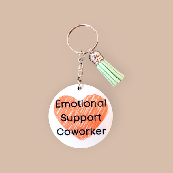 Coworker Keychain - Etsy