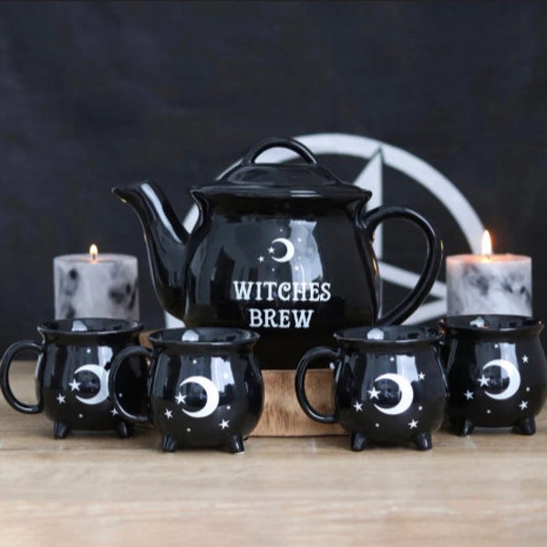 Goth Tea Set - Etsy