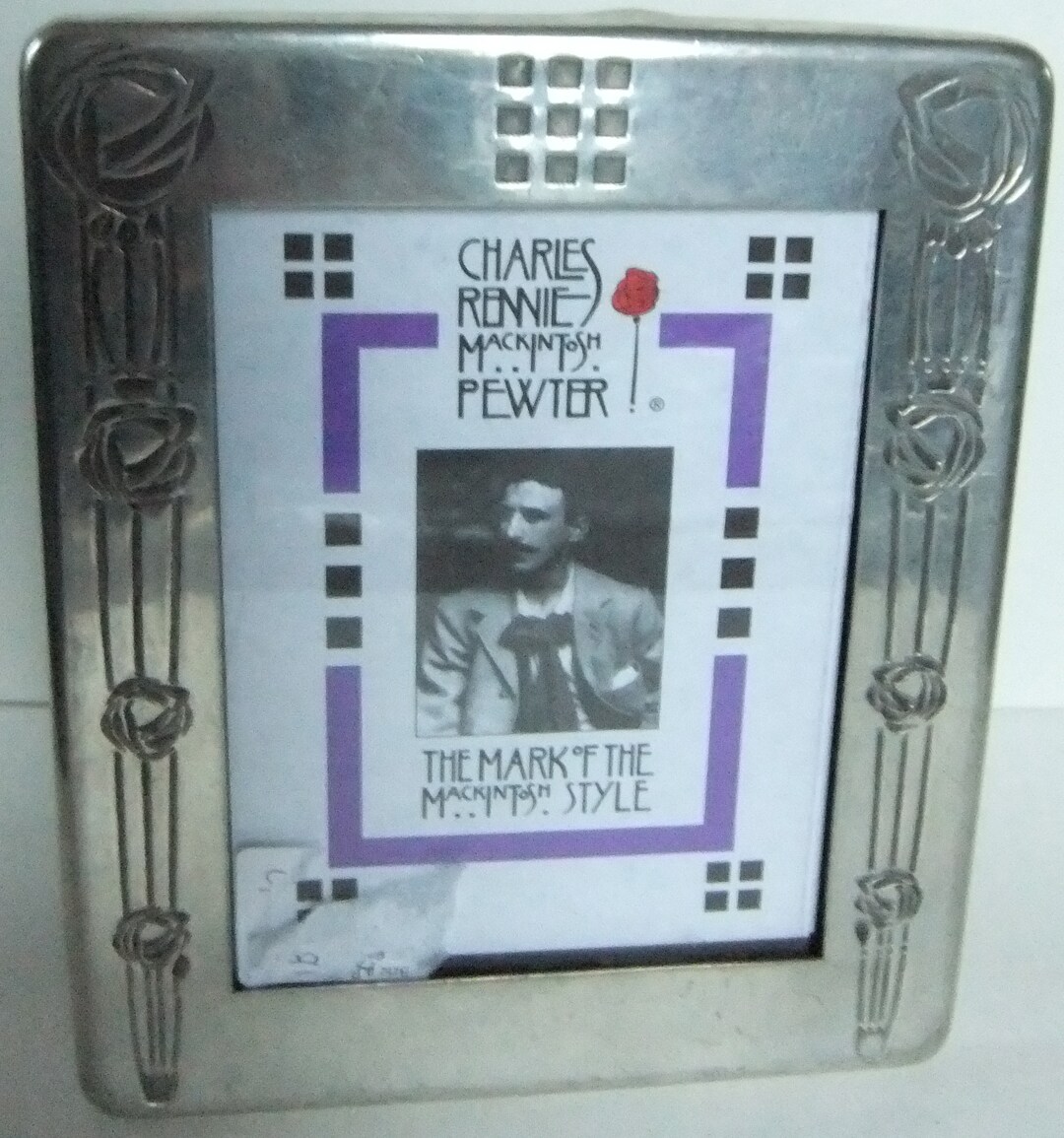 Rare Charles Rennie Mackintosh Design Small Pewter Photo Frame ...