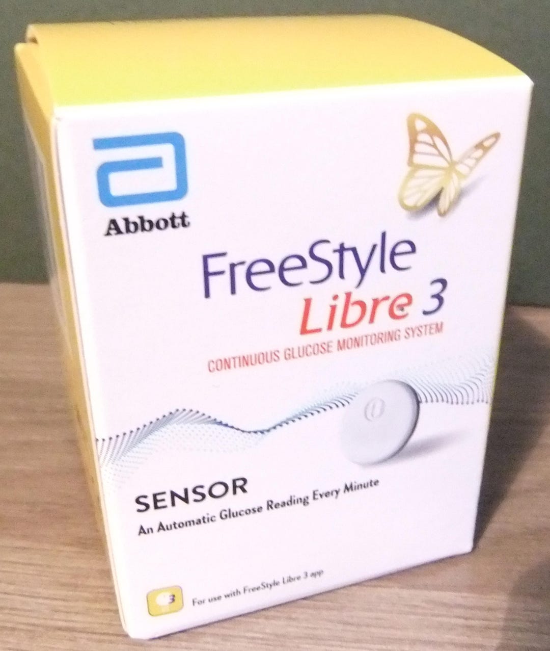 Freestyle Libre 3 Blood Glucose Monitoring Sensor Kit - New, Unopened ...