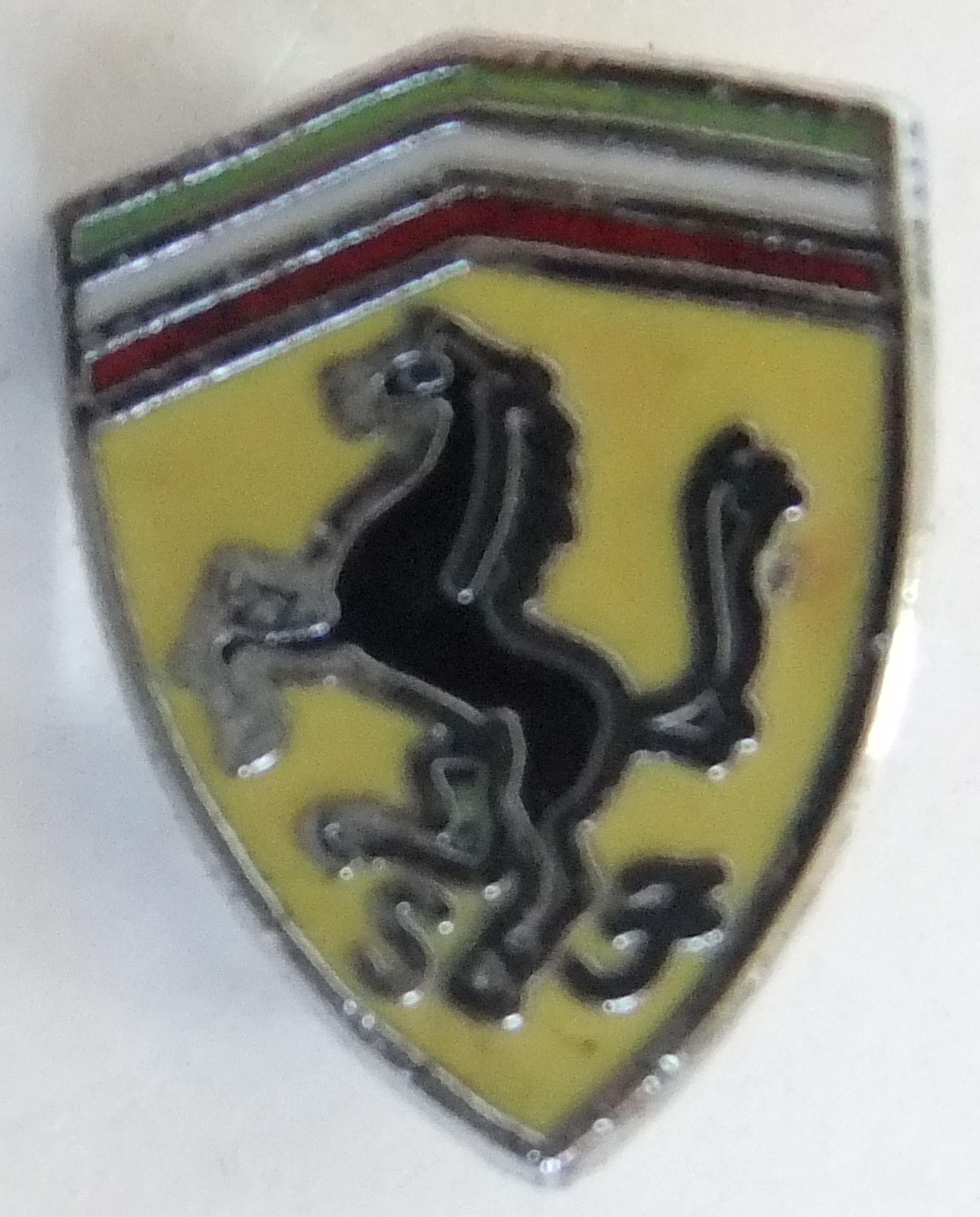 Rare, Vintage Miniature Enamel Badge C1970s/80s Ferrari Prancing Horse ...