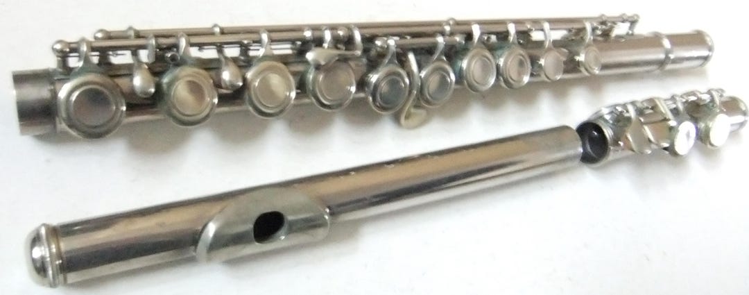 Rare, Vintage Hernals of Japan S100 Orchestral Flute - Good, Working ...