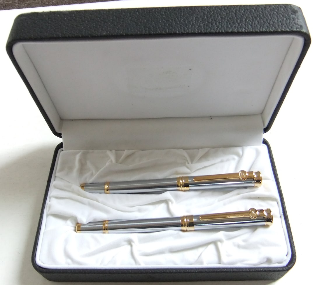 Rare, Vintage Autograph Luxury Pen Set in Bespoke Hardcase - Engraved ...