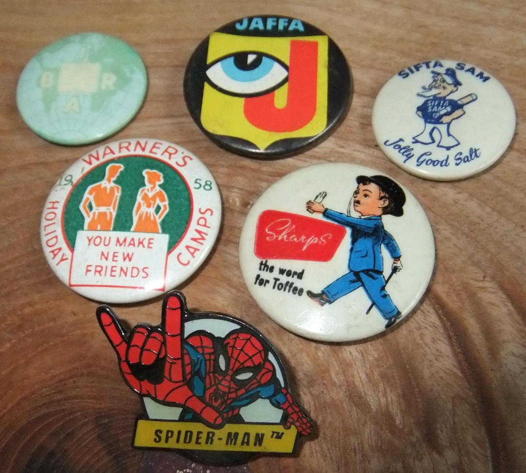 Rare, Vintage Button Badges, 1950S or Earlier 1 Modern Sharps Toffee ...